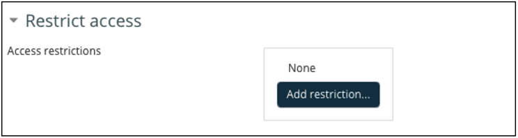 Course Activity Completion Settings on LMS