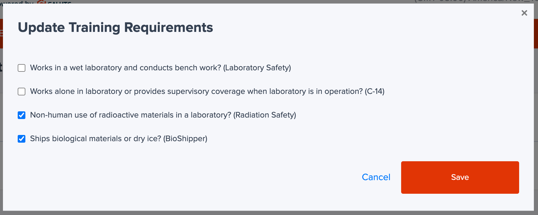 Employee Training Requirements